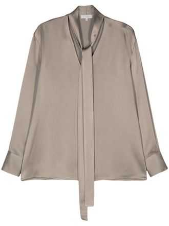 Antonelli blouse &agrave; lien de resserrage - Tons neutres