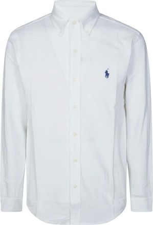 Polo Ralph Lauren Homme, Chemises, Blanc, Taille: M Camicia Jersey