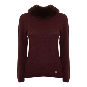 PHO Firenze Woll- und Alpakapullover - - Knitwear - Damen - Rot - S