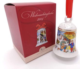 Hutschenreuther Porzellanglocke Weihnachtsglocke 2014 - Hutschenreuther - in OVP