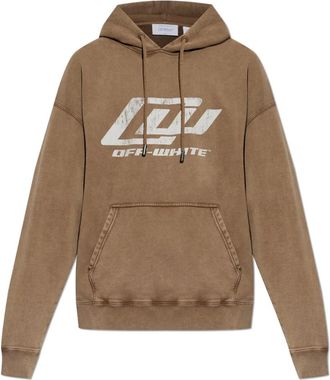 Off-white Homme, Sweatshirts et sweats &agrave; capuche, Brun, Taille: 2XL The Sweat &agrave; capuche