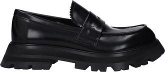 Alexander McQueen Alexander McQueen Femmes Mocassins en cuir noirs