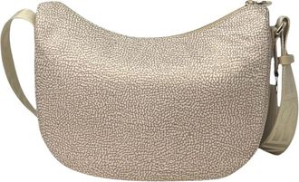 Borbonese Femme, Sacs, Beige, Taille: ONE Size Luna Bag Small