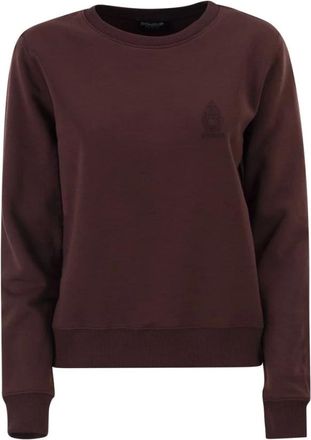 Dondup Femme, Sweatshirts et sweats &agrave; capuche, Rouge, Taille: 42 FR Crew Neck SweaT-shirt