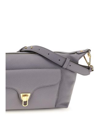 Coccinelle Womens Shoulder Bag Beat Generation Calf Leather Stove