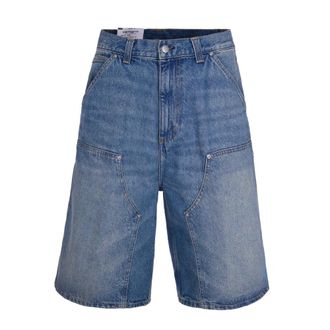 Carhartt Work in Progress Homme, Shorts, Bleu, Taille: XS OG Aden Double Knee Short