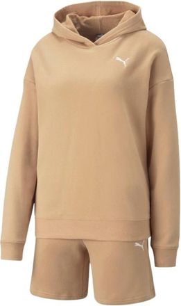Puma Loungewear Short Suit - - Sport - Damen - Beige - L