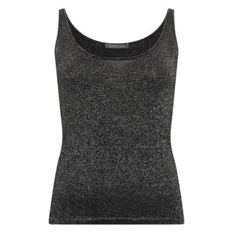 Alberta Ferretti &Auml;rmelloses Top - - Tops - Damen - Schwarzk - S