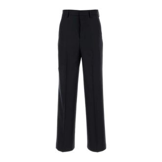 Ami Midnight Blue Wollhose - - Trousers - Herren - Blau - W36