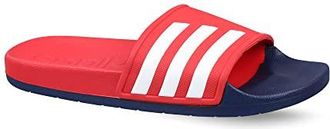 adidas Adidas Tongs Adilette Tnd unisexes pour adulte, Rouge écarlate/blanc/bleu foncé, 40.5 EU