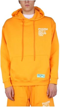 Pharmacy Industry Sweatshirt mit Logo-Print - - Sweatshirts & Hoodies - Herren - Orange - S