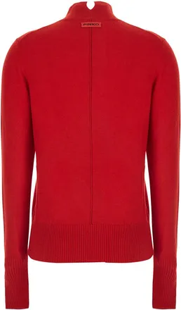 Pinko Wool and Cashmere Blend Sweater - Red