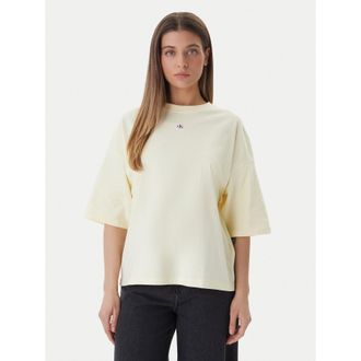 Calvin Klein Jeans T-Shirt LV047D204G Gelb Oversize