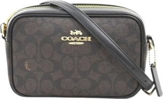 Coach Sac port&eacute; &eacute;paule Pre-owned - Femme - Pre-owned - Brun - Taille: ONE Size