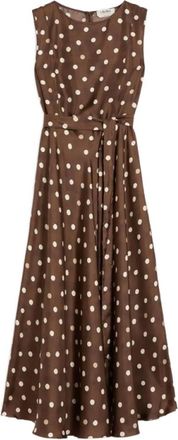 Max Mara Femme, Robes, Brun, Taille: 38 FR Midi Robes
