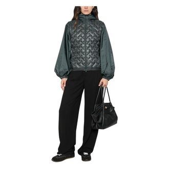 Moncler Femme, Vestes, Vert, Taille: 36 FR Mirage Hooded Jacket