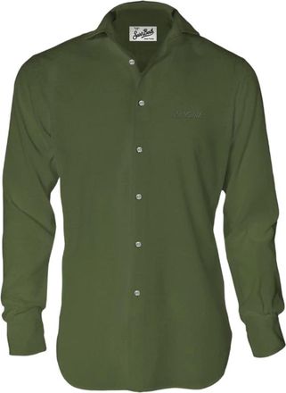 MC2 Saint Barth Homme, Chemises, Vert, Taille: 2XL camicie poliestere