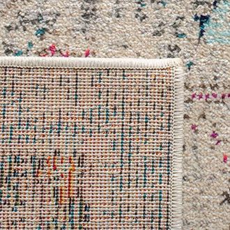 Safavieh Distressed Teppich f&uuml;r Wohnzimmer, Esszimmer, Schlafzimmer - Madison Collection, Kurzer Flor, Grau und Gold, 91 X 152 cm