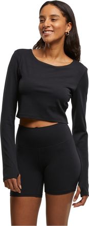 Urban Classics Ladies Sports Longsleeve Ladies Sports Longsleeve Black, XL