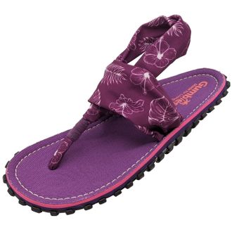 Gumbies Slingbacks - Sandalen aus recycelten Materialien - robuste Sohle aus wiederverwerteten Autoreifen, weiches Fußbett aus Canvas-Baumwolle, bequeme Stoff