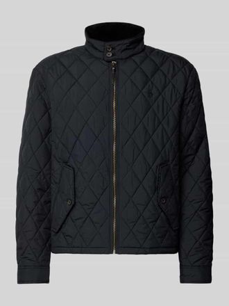 Polo Ralph Lauren Windbreaker mit Steppn&auml;hten und Label-Stitching