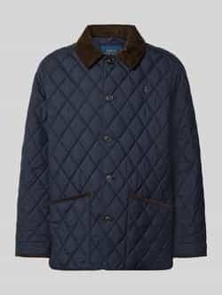 Polo Ralph Lauren Regular Fit Steppjacke mit Cord Umlegekragen