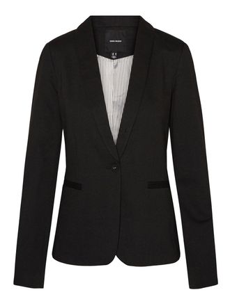 Vero Moda Damen Jersey Blazer VMHarukimo leichte Sotffjacke 10291043 Black 34