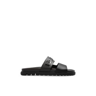 Ferragamo Hug Buckle Sandal - - Shoes - Herren - Schwarzk - 39 EU