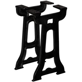 vidaXL Pied de banc 2 pcs Cadre en y Fonte Vidaxl