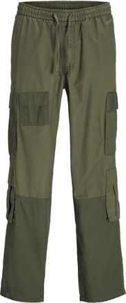 Jack & Jones Herren Jpstkarl Jjalfie Ripstop Cargo Trend Ln Cargohose, Dusty Olive, XL