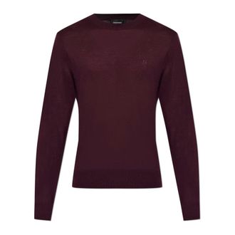 Dsquared2 Herren, Strickwaren, Rot, SGr&ouml;&szlig;e