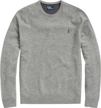 Polo Ralph Lauren Homme, Pulls, Gris, Taille: XL Pull ras du cou en maille
