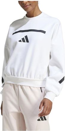 adidas Womens Z.N.E. Sweatshirt White L