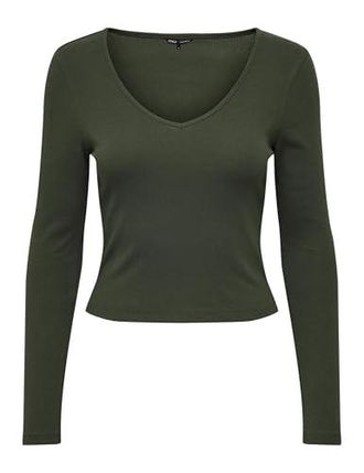 Only Onlkaya L/S Haut Court &agrave; col en V JRS, Colophane, XL