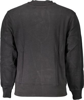 Calvin Klein Logo-Embroidered Cotton Sweatshirt - Black