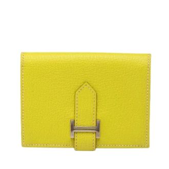 Herm&egrave;s Pre-owned Bearn Card Holder - - Pre-owned - Damen - Gelb - ONE SIZE
