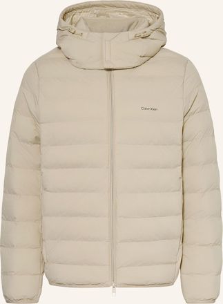 Calvin Klein Steppjacke Mit Abnehmbarer Kapuze beige