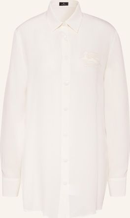 Etro Etro Hemdbluse Aus Seide weiss