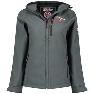 Canadian Peak Tacereak Lady - Veste Femme Softshell Capuche Impermeable - Manteau Polaire Blouson Coupe Vent Resistant Travail - Vetement Randonnee Ski Automne Hive