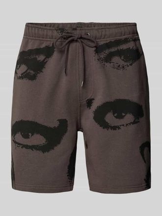 The Hundreds Sweatshorts mit Motiv-Print