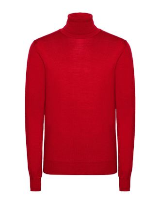 8 by YOOX MERINO WOOL ESSENTIAL ROLL-NECK SWEATER