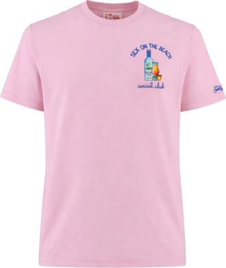 MC2 Saint Barth Homme, Tops, Rose, Taille: XL T-Chemises