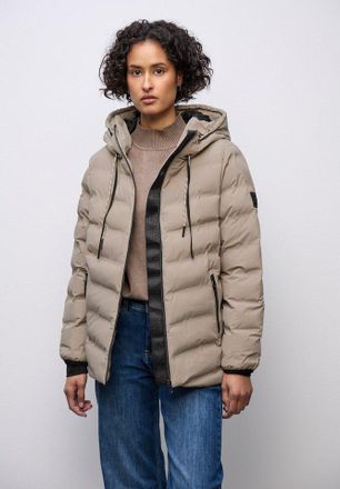 Street One Steppjacke mit Kapuze mit Tunnelzugband