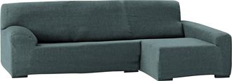 Eysa Teide Sofa &Uuml;berwurf Chaise Longue 240 cm. rechts Frontalsicht - Fb. 06-grau