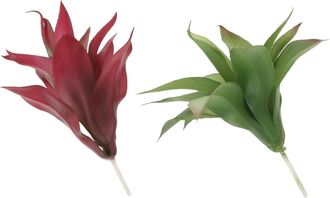 Cabilock 2 St&uuml;ck Simulierte Sukkulenten Drinnen Kleine K&uuml;nstliche Pflanzen Dekoration F&auml;lschung Mini Anlage Kunstpflanze Gef&auml;lscht Saftig Dekorativ Farne Stiel