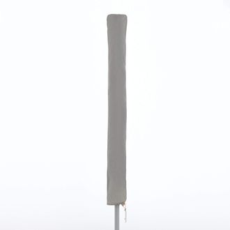 Doppler Gartenschirmh&uuml;lle Basic f&uuml;r Sonnenschirme bis 350 cm - F&uuml;r perfekten Sonnenschirm Schutz - Wetterfest - Hellgrau