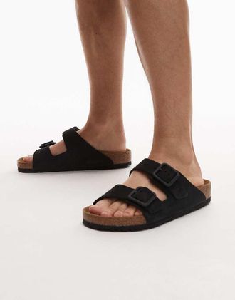 Birkenstock Arizona - Sandales &agrave; boucles ardillon - Noir