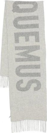 Jacquemus Logo-intarsia Fringed Scarf
