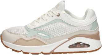 Skechers Femme, Chaussures, Blanc, Taille: 42 EU Uno - Heel Hints