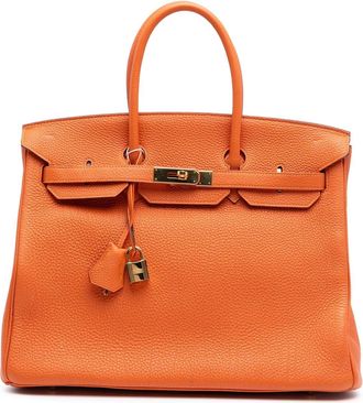 Hermès Crossbody Bags - Togo Birkin Retourne 35 - Gr. unisize - in Orange - für Damen